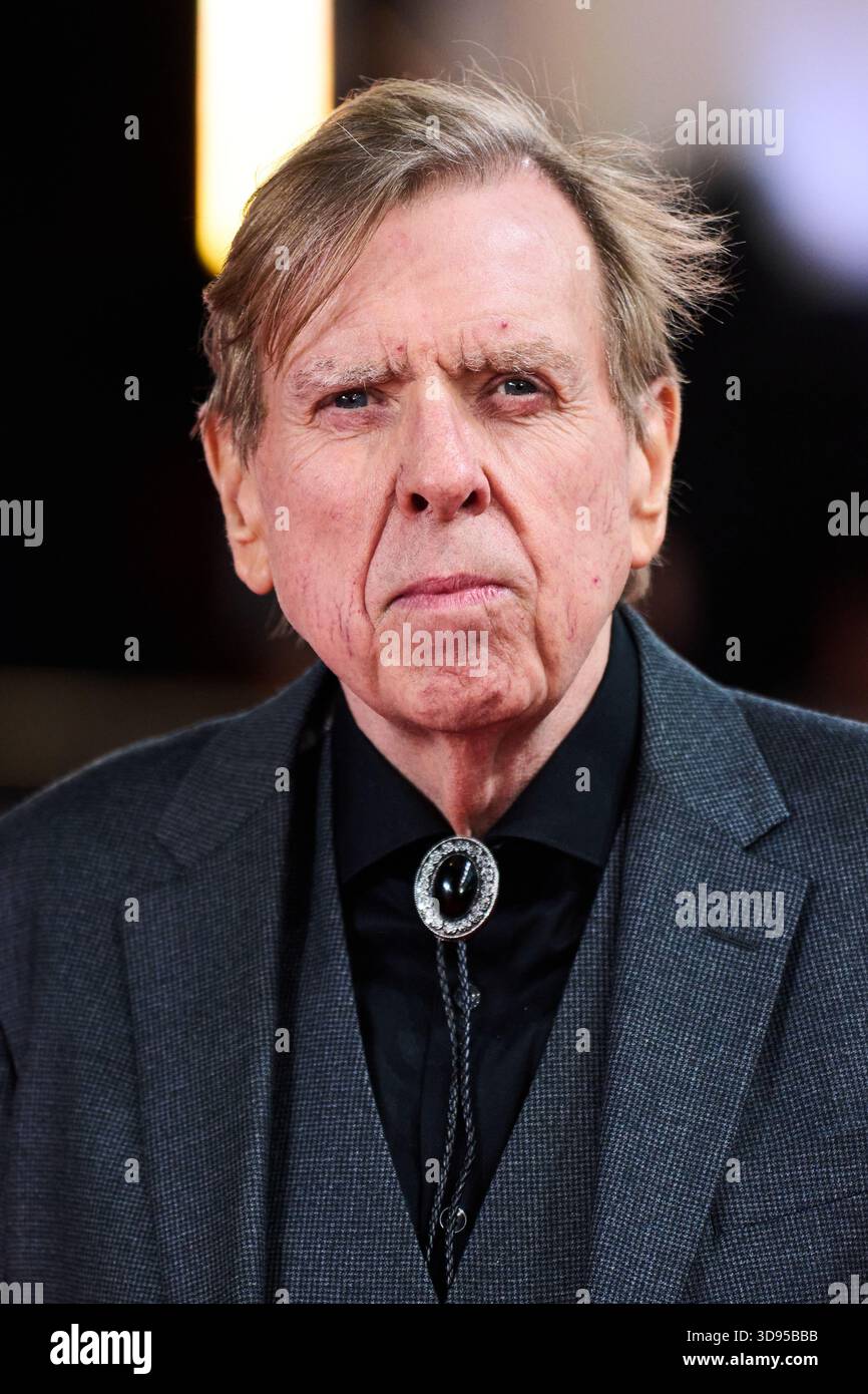 Timothy Spall poses for photographers upon arrival at the World ...