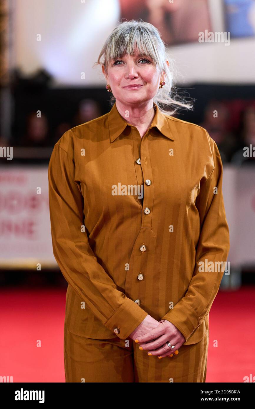 Kate Solomon poses for photographers upon arrival at the World premiere ...