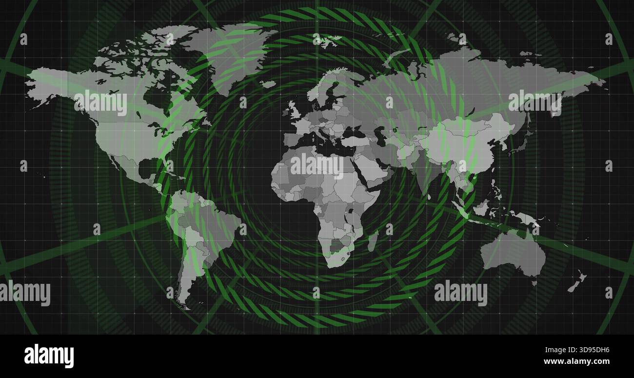 Scanning neon green radar hi-res stock photography and images - Alamy