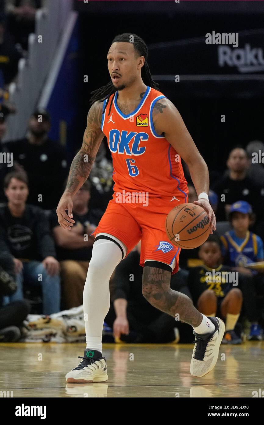 Oklahoma City Thunder Forward Jaylin Williams 6 During An Nba