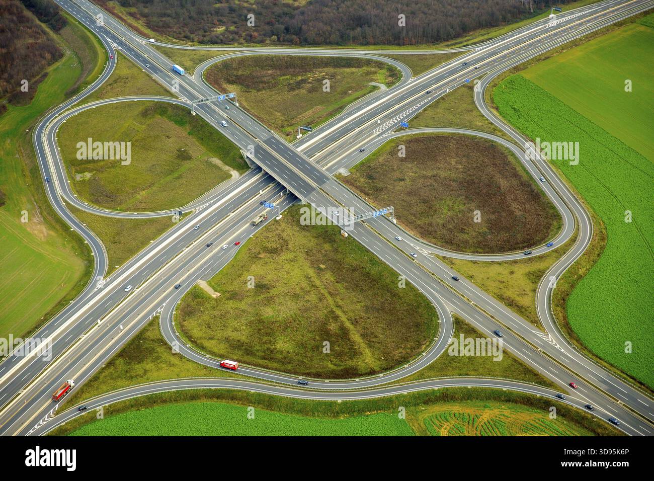 A59 and a524 and bundesstrasse 8 and bundesstrasse 288 hi-res stock ...