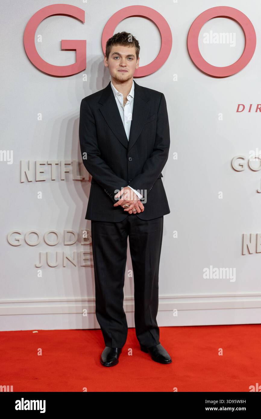 Joe Anders attends the Goodbye June World film premiere at Curzon ...