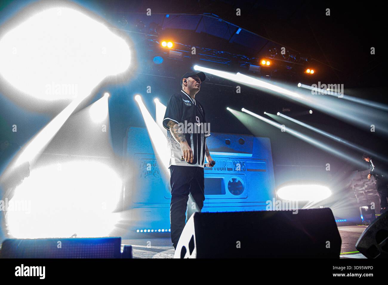 Fabrizio Tarducci (Fabri Fibra) performs live during a concert at the ...