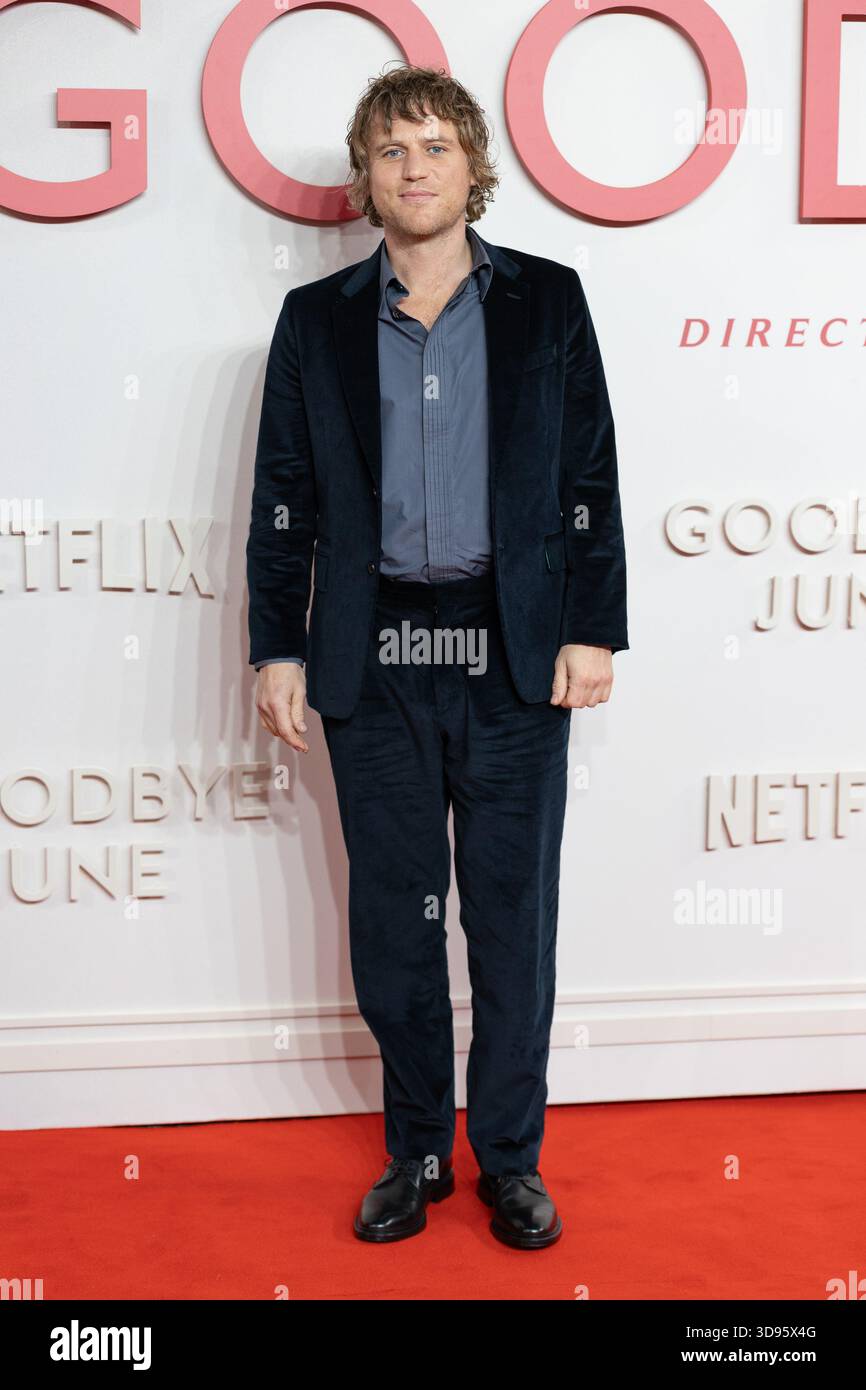 Johnny Flynn attends the Goodbye June World film premiere at Curzon ...