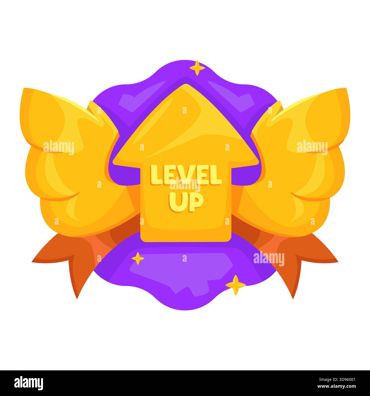 Game level complete badge Stock Vector Images - Alamy