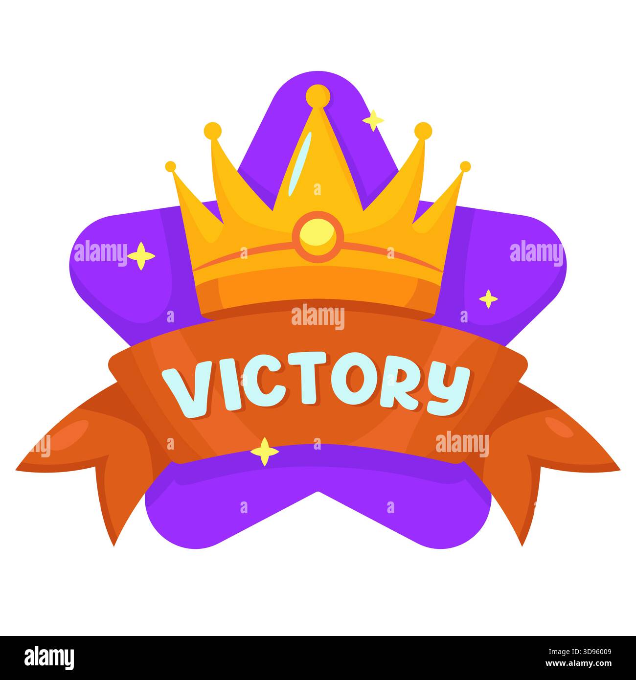 Gold trophy in crown hi-res stock photography and images - Alamy