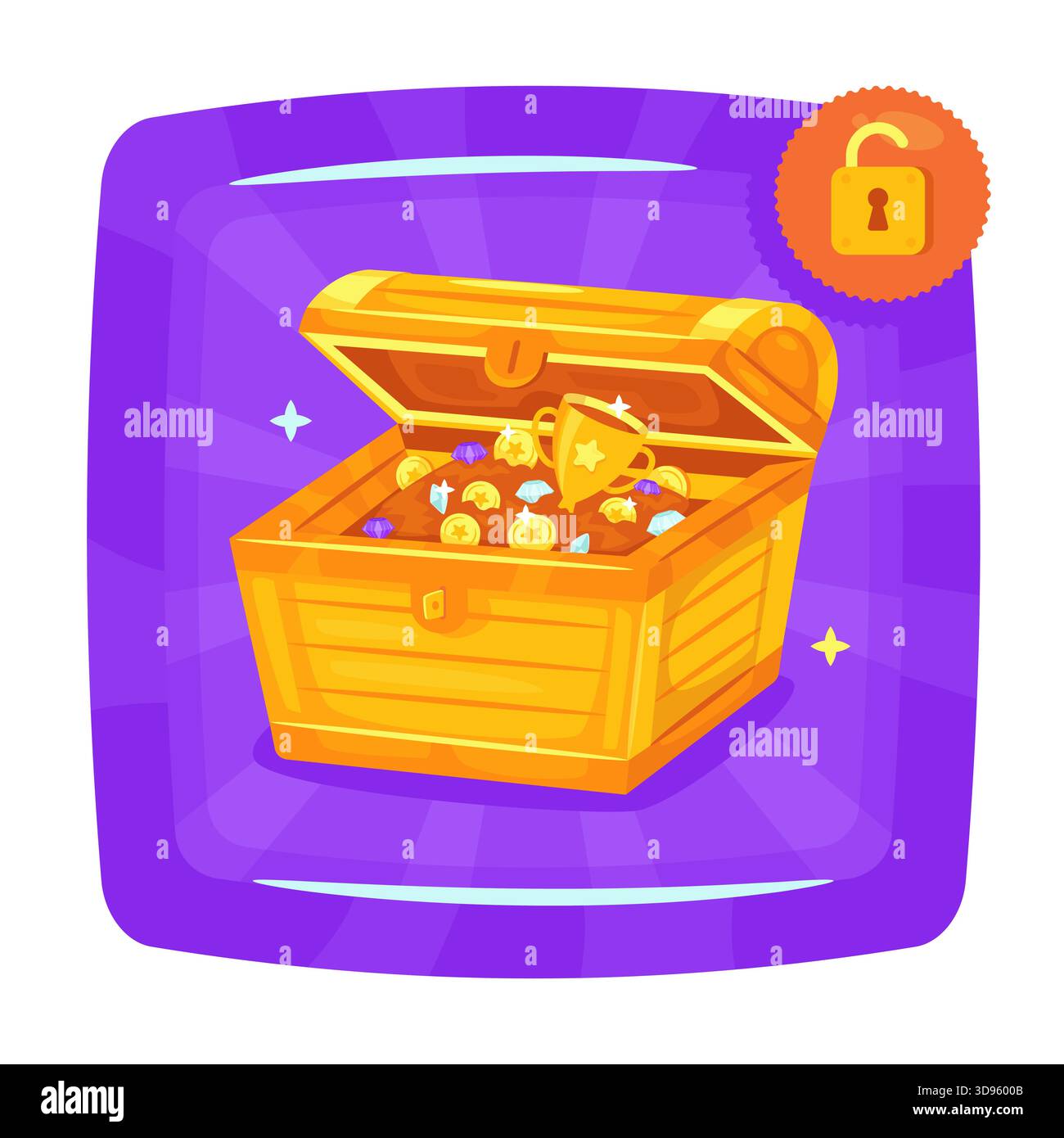 Game level complete badge Stock Vector Images - Alamy