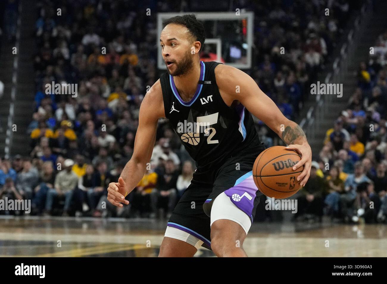 Utah Jazz forward Kyle Anderson during an NBA basketball game against ...