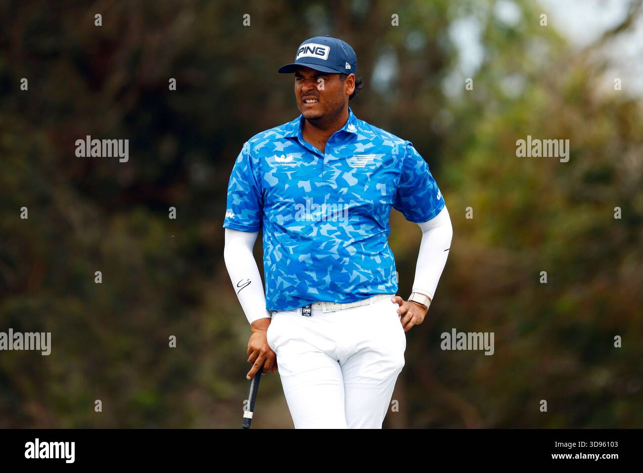Sebastian Munoz of Columbia during the Australian Open Golf tournament ...