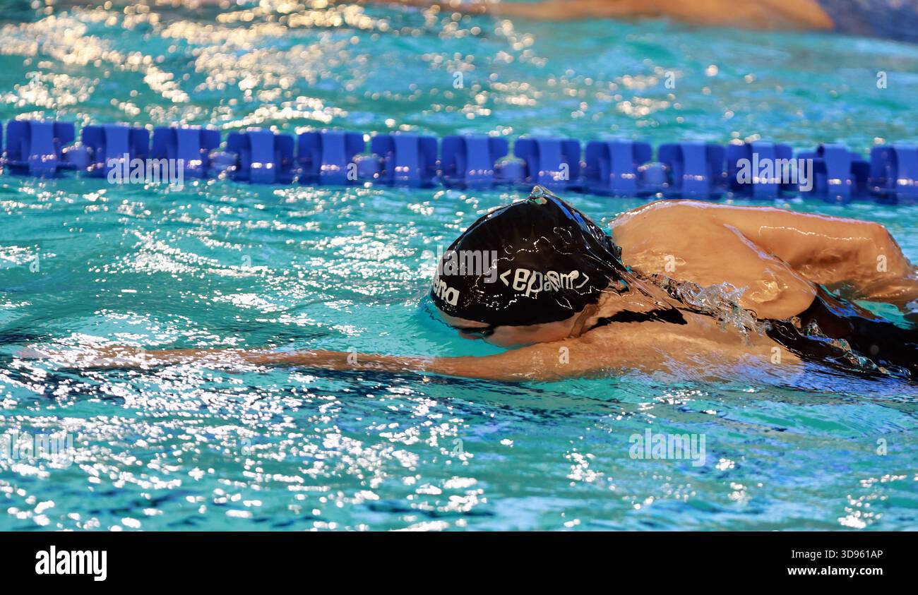 Belgian Sarah Dumont pictured in action during the women's 400m ...