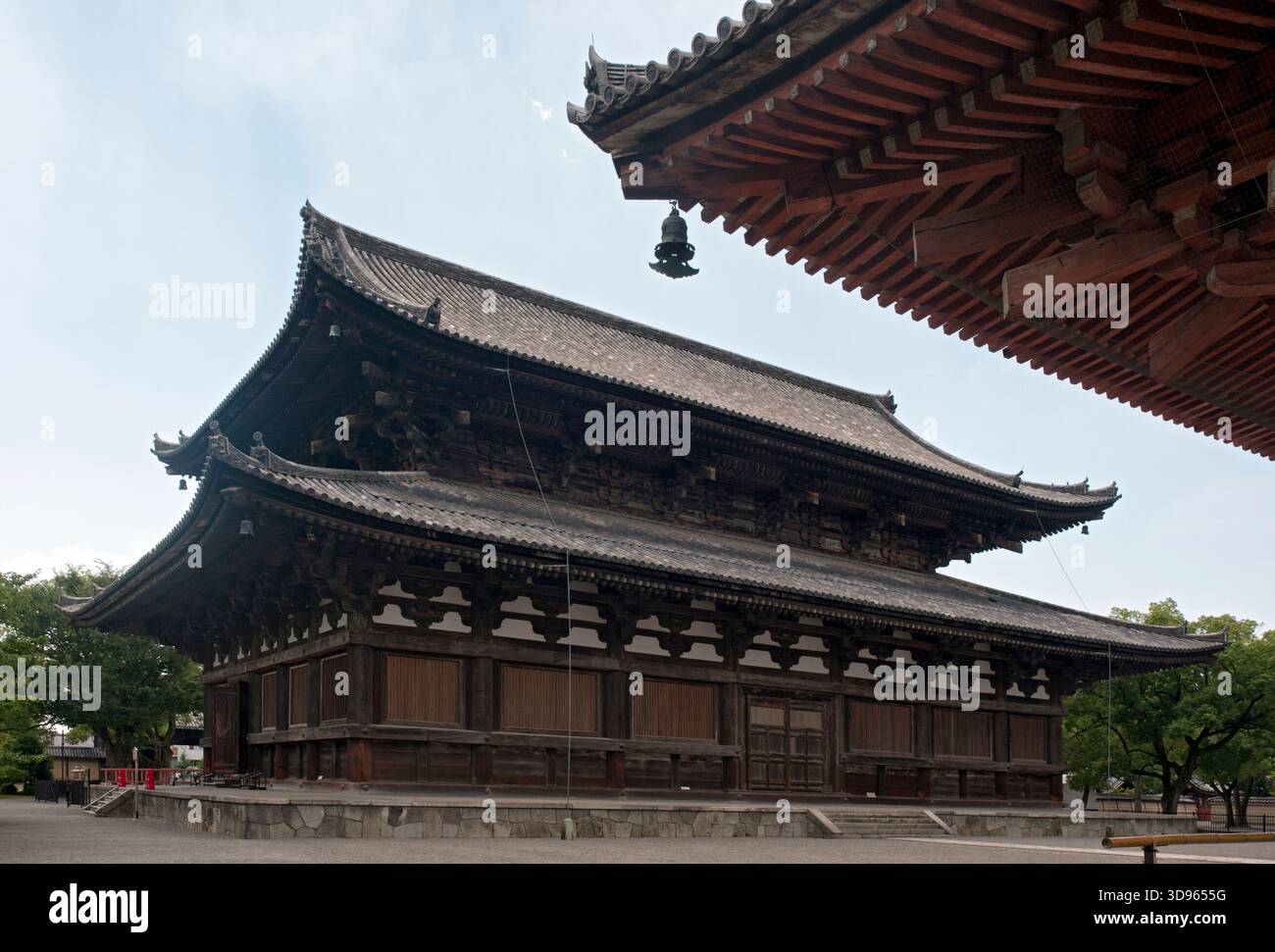 Kondo (金堂) Main Hall building at Toji Temple (東寺) is the temple's ...