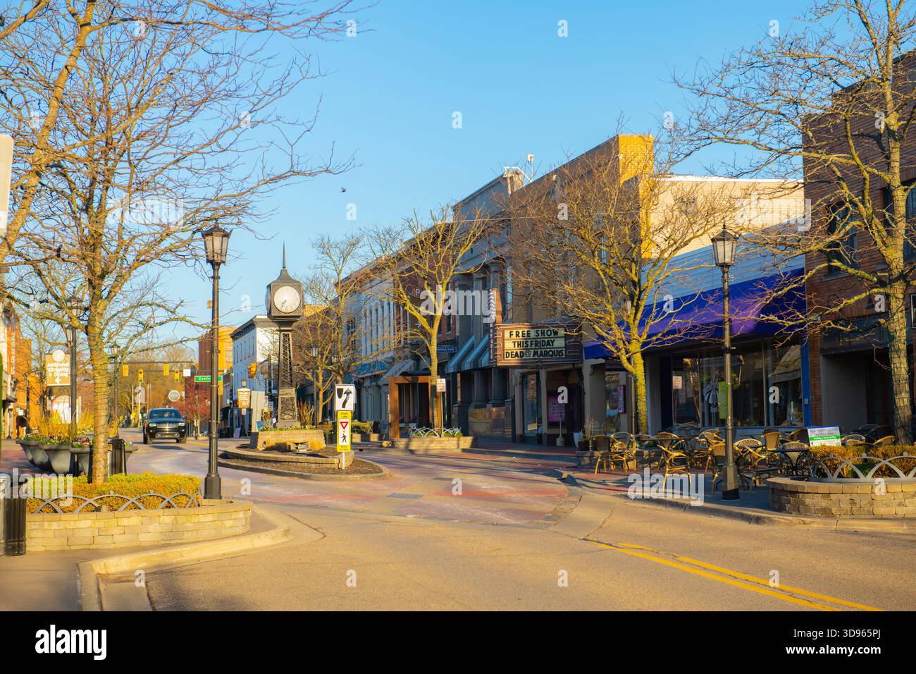 Historic commercial building on E Main Street at Northville Town Square ...