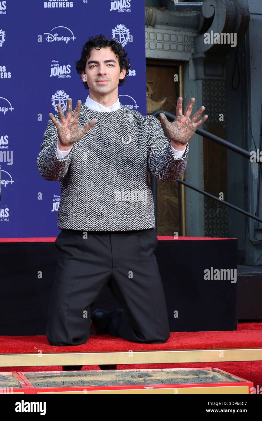 December 3, 2025, Los Angeles, California, USA: Joe Jonas at a ceremony ...