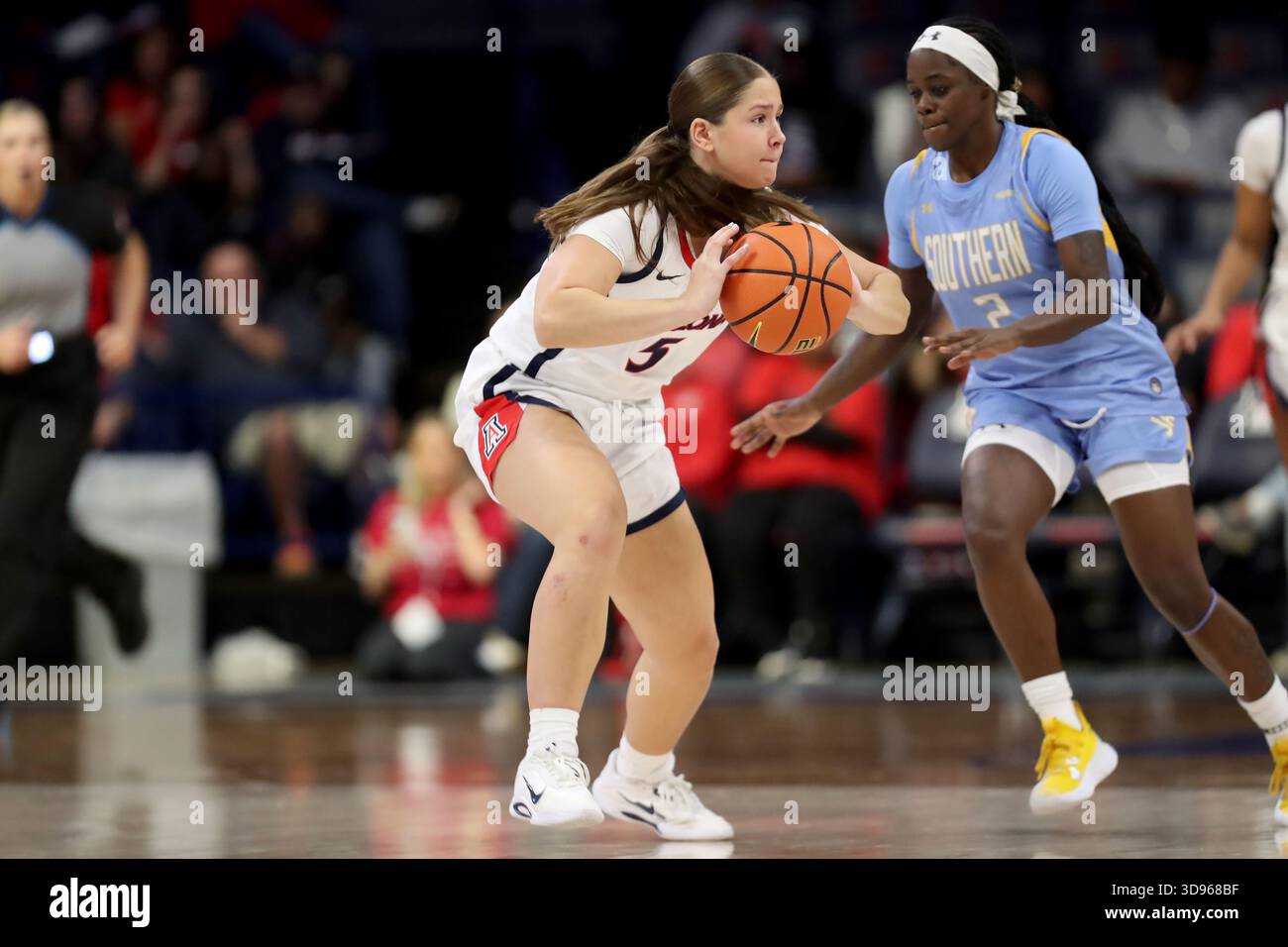 TUCSON, AZ - DECEMBER 03: Arizona Wildcats guard Molly Ladwig (5 ...