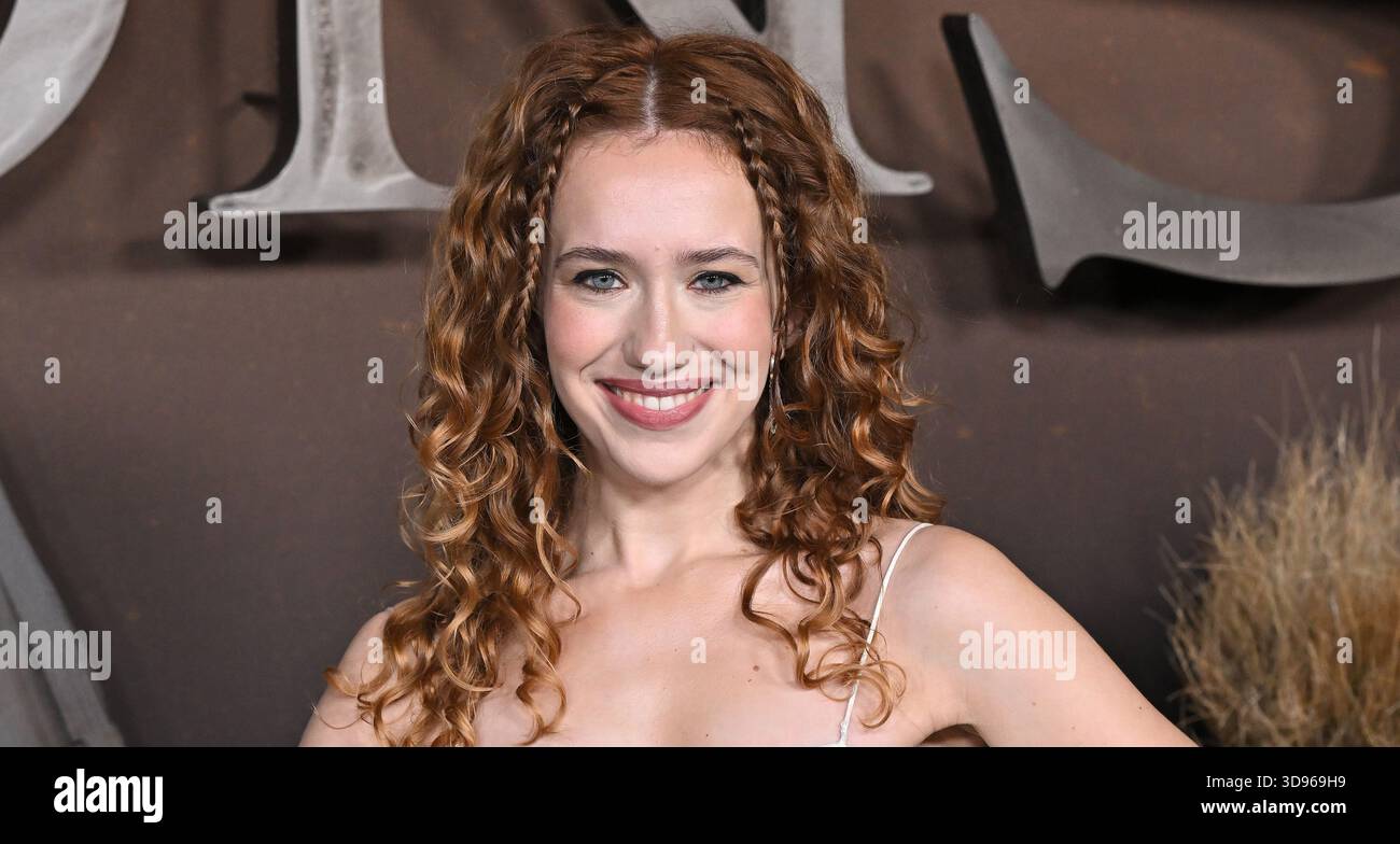 Hannah Forest Briand arriving to Netflix’s “The Abandons’” premiere ...