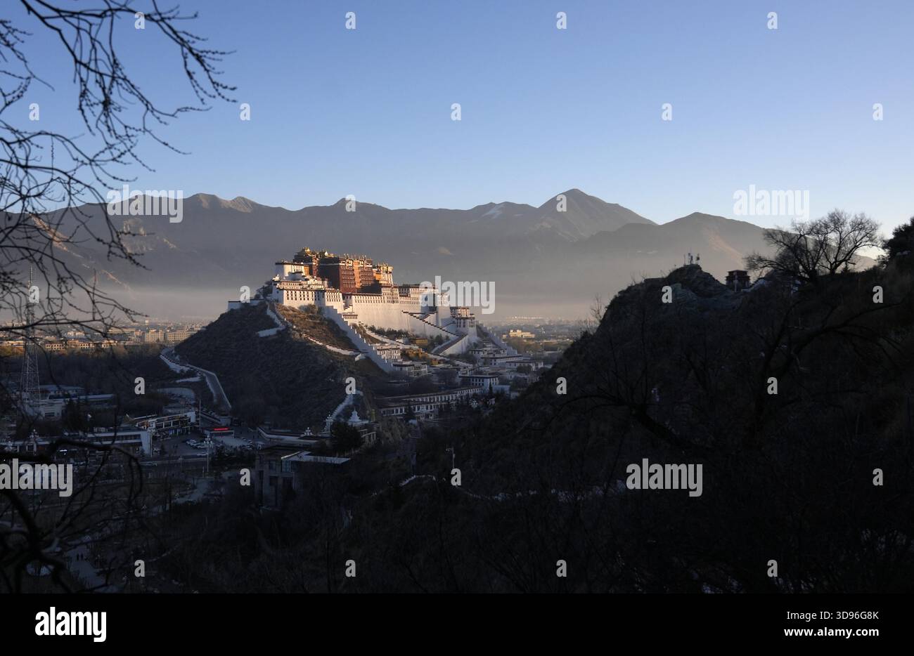 **CHINESE MAINLAND, HONG KONG, MACAU AND TAIWAN OUT** Winter scenery of ...