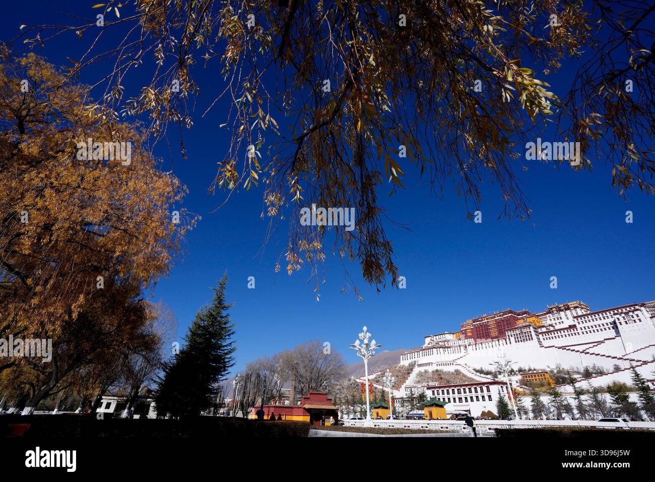Lhasa,China.3rd December 2025. Photo taken on December 3, 2025 shows ...