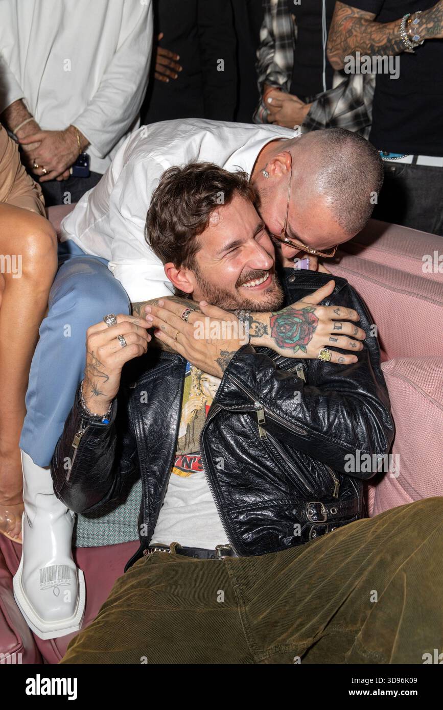 MIAMI, FL - DEC 3: J Balvin and Mau Montaner attend the DJ Khaled Third ...