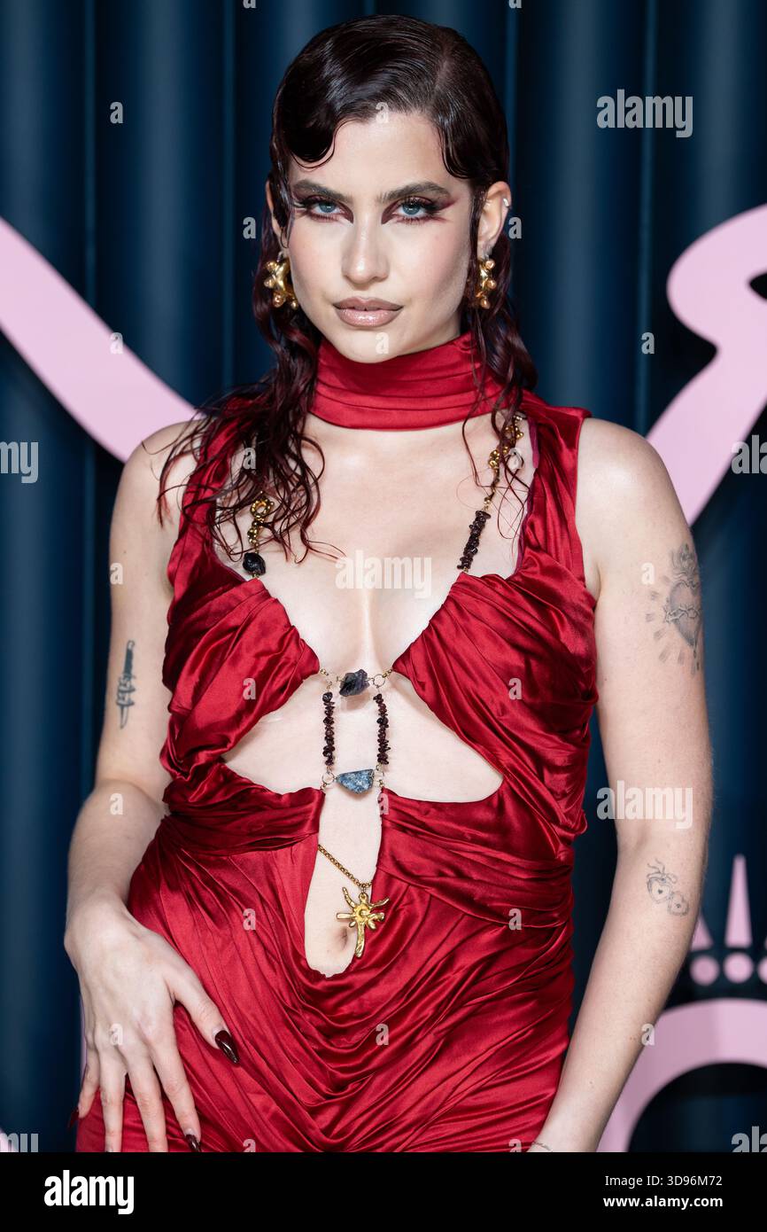 Abby Roberts attends The Fashion Awards 2025 presented by Pandora at the Royal Albert Hall Stock ...