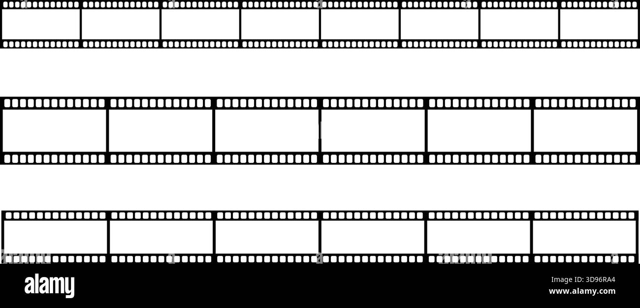 Classic film strip border Stock Vector Images - Alamy