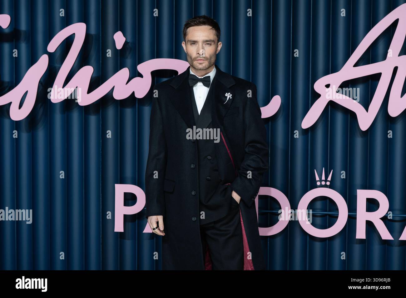 Ed Westwick attends The Fashion Awards 2025 presented by Pandora at the ...