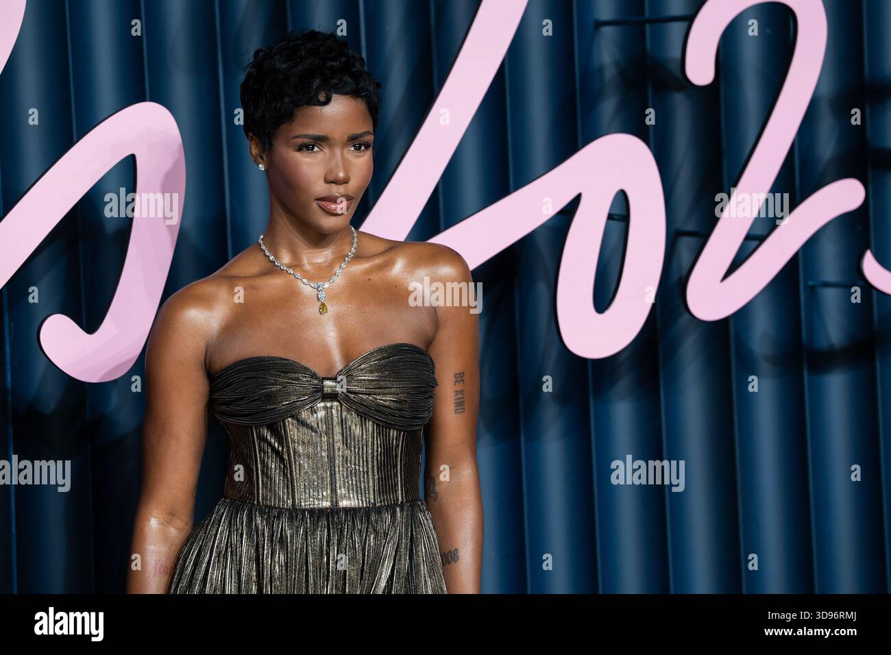 Eva Apio attends The Fashion Awards 2025 presented by Pandora at the ...