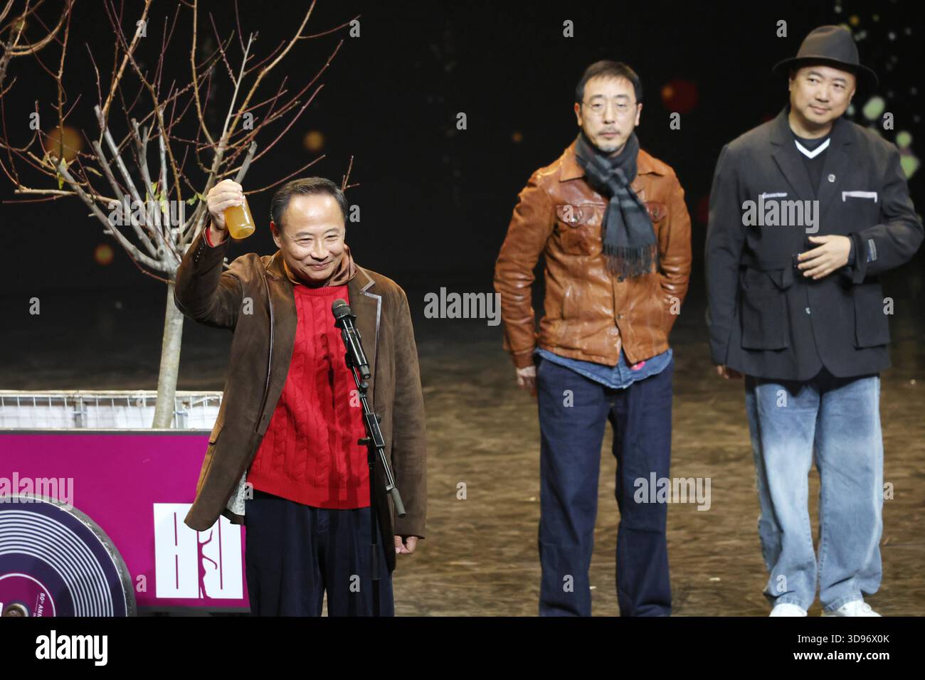 Chinese actor Zhou Yemang attends the event of 80th anniversary of the ...