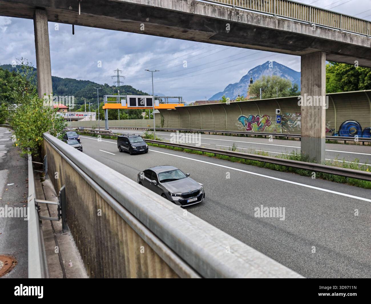 a freeway or highway bridge for vehicle traffic and transport freeway ...