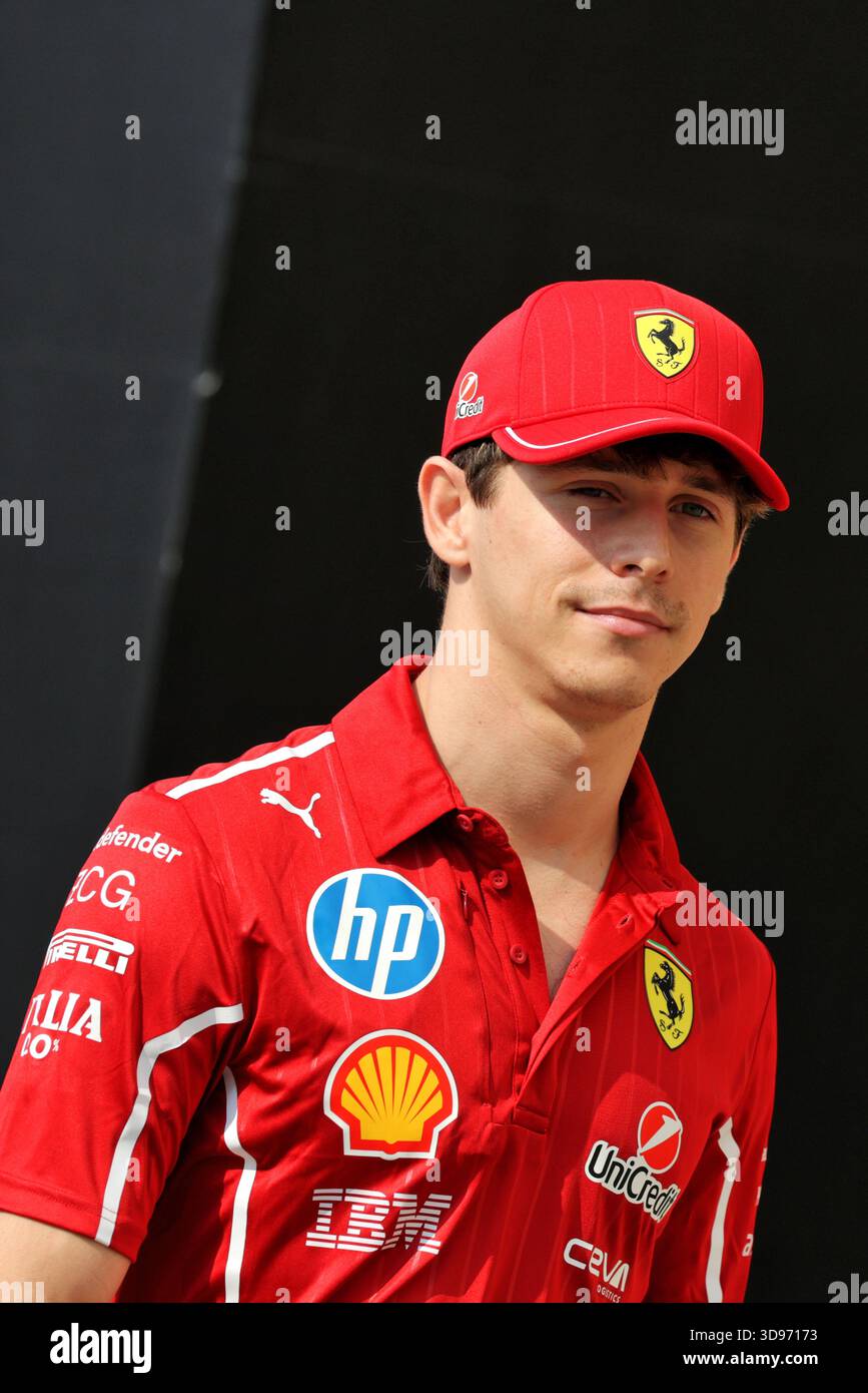 Arthur Leclerc (FRA) Ferrari Test Driver. 04.12.2025. Formula 1 World ...