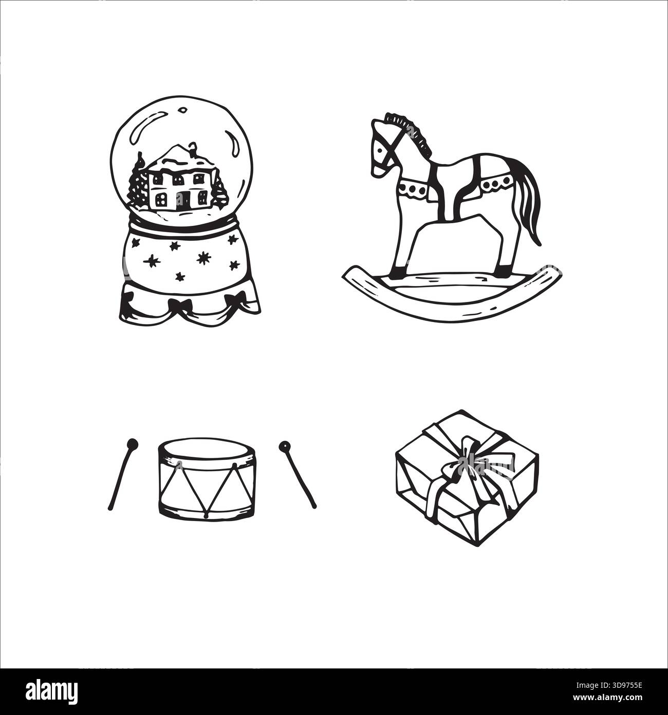 Toys holiday Black and White Stock Photos & Images - Alamy