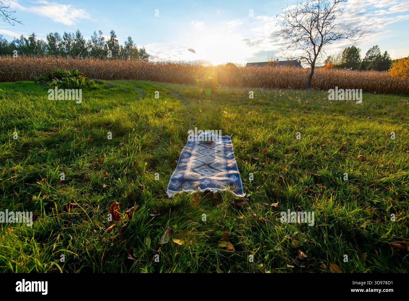Muslim prayer rug on hi-res stock photography and images - Alamy