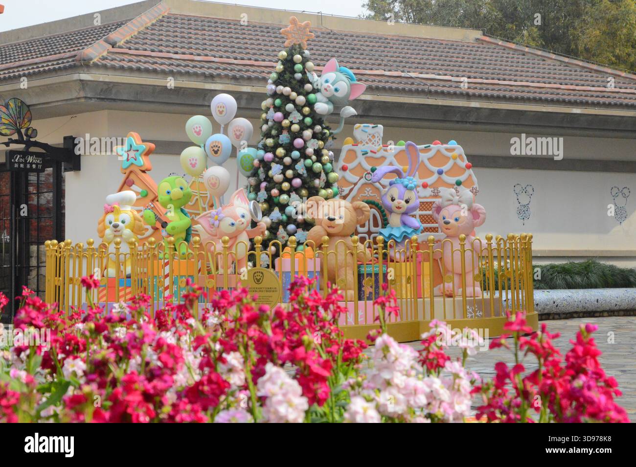 Christmas atmosphere at Shanghai Disneyland in Shanghai, China, 1 ...