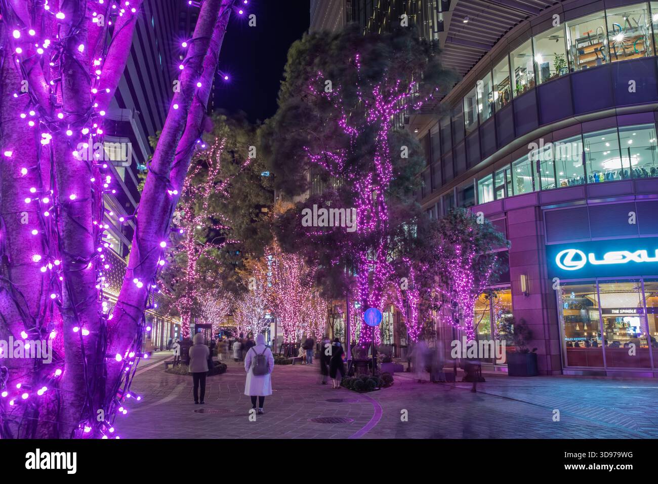 Tokyo midtown hibiya japan night hi-res stock photography and images ...