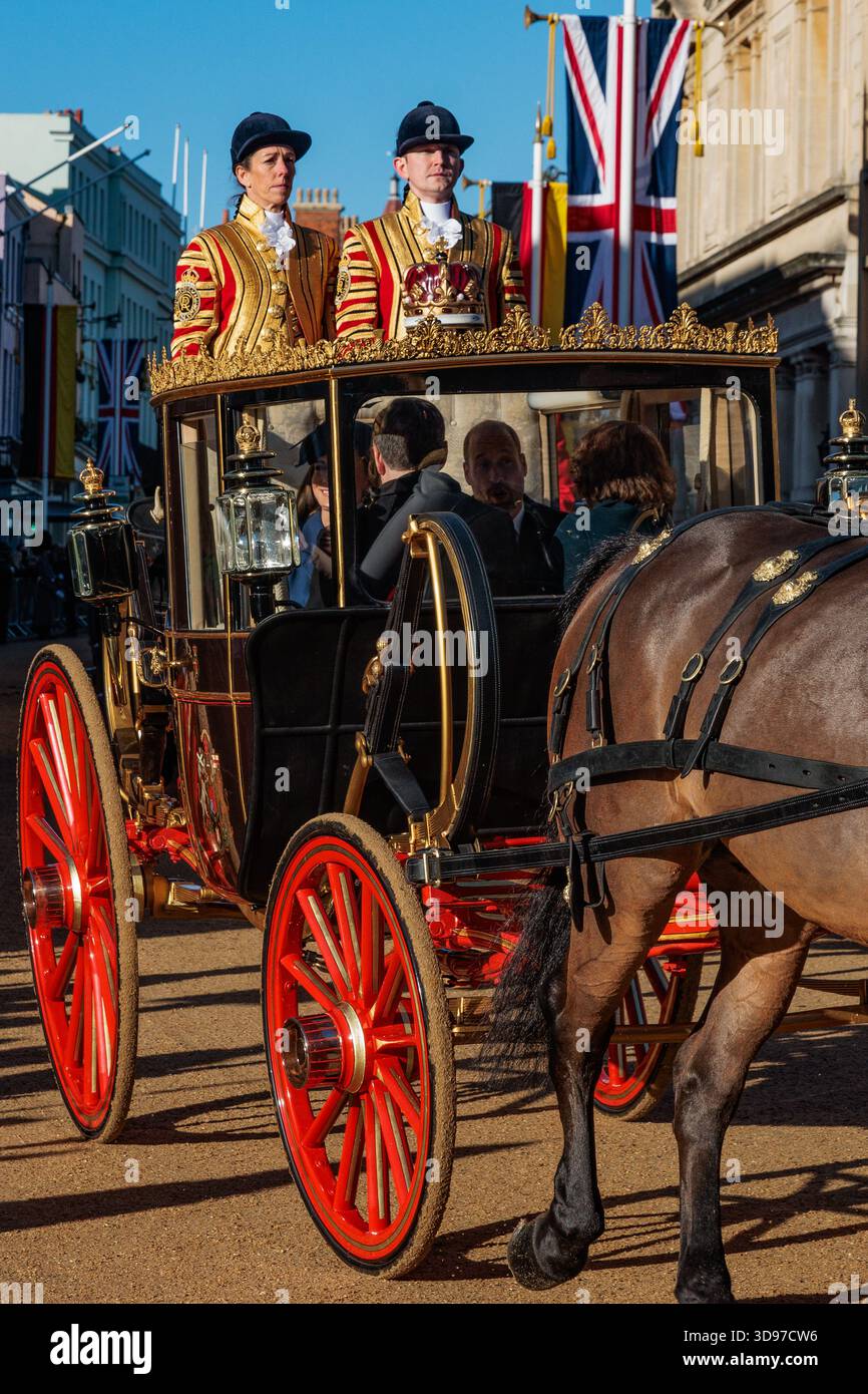 Windsor, UK. 3rd December, 2025. The Prince and Princess of Wales ...