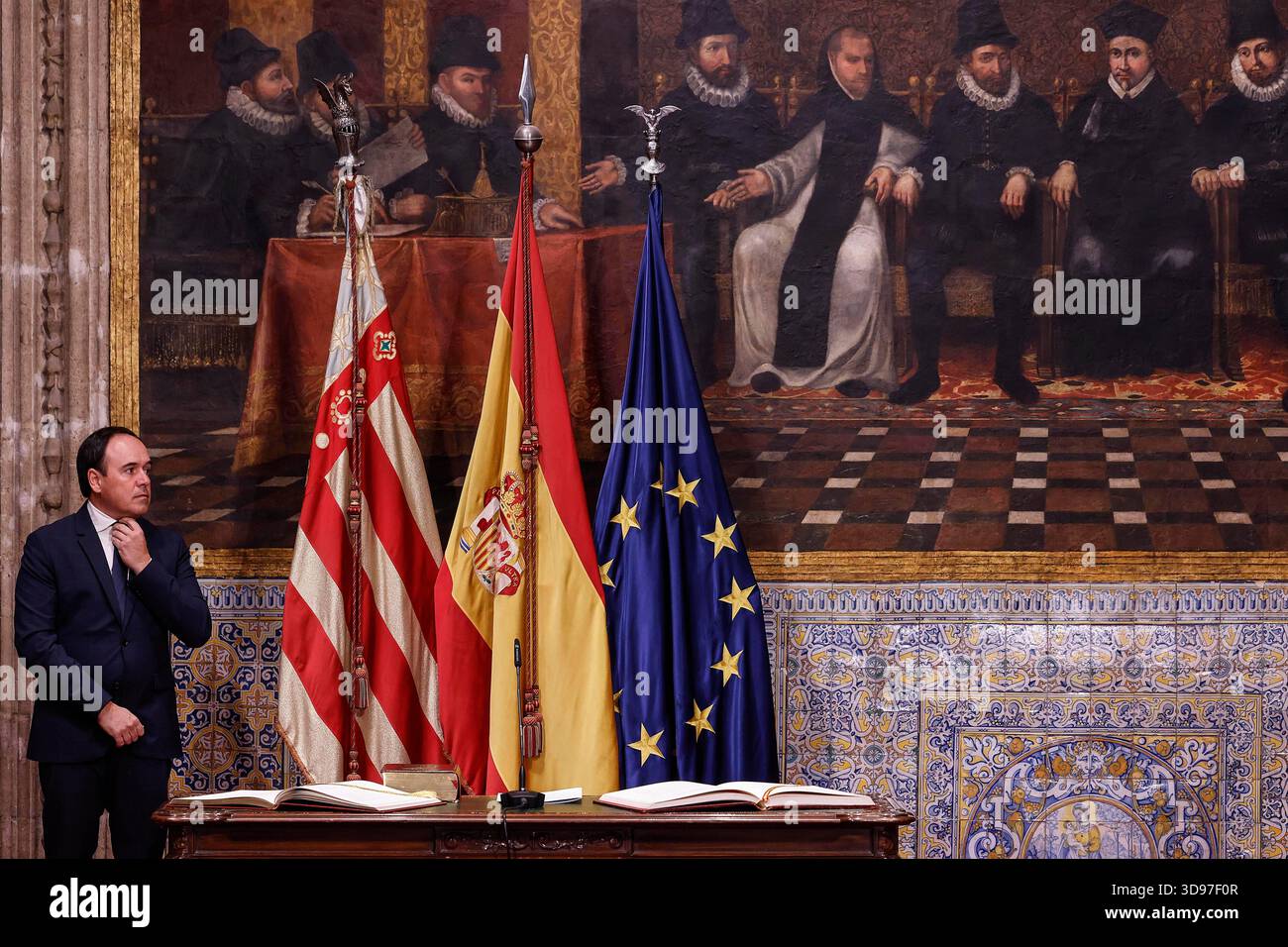 The president of the Generalitat Valenciana, Juanfran Pérez Llorca ...
