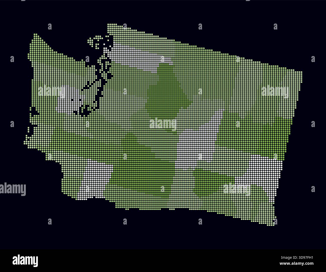 Map of rain forests Stock Vector Images - Alamy