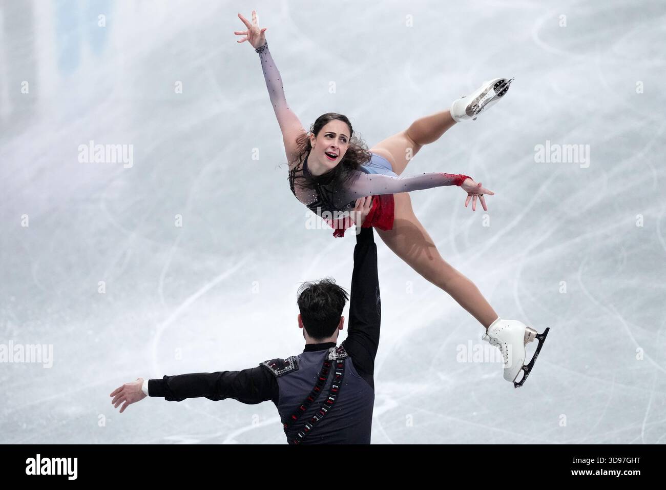 Deanna Stellato-Dudek and Maxime Deschamps, of Canada, compete in the ...