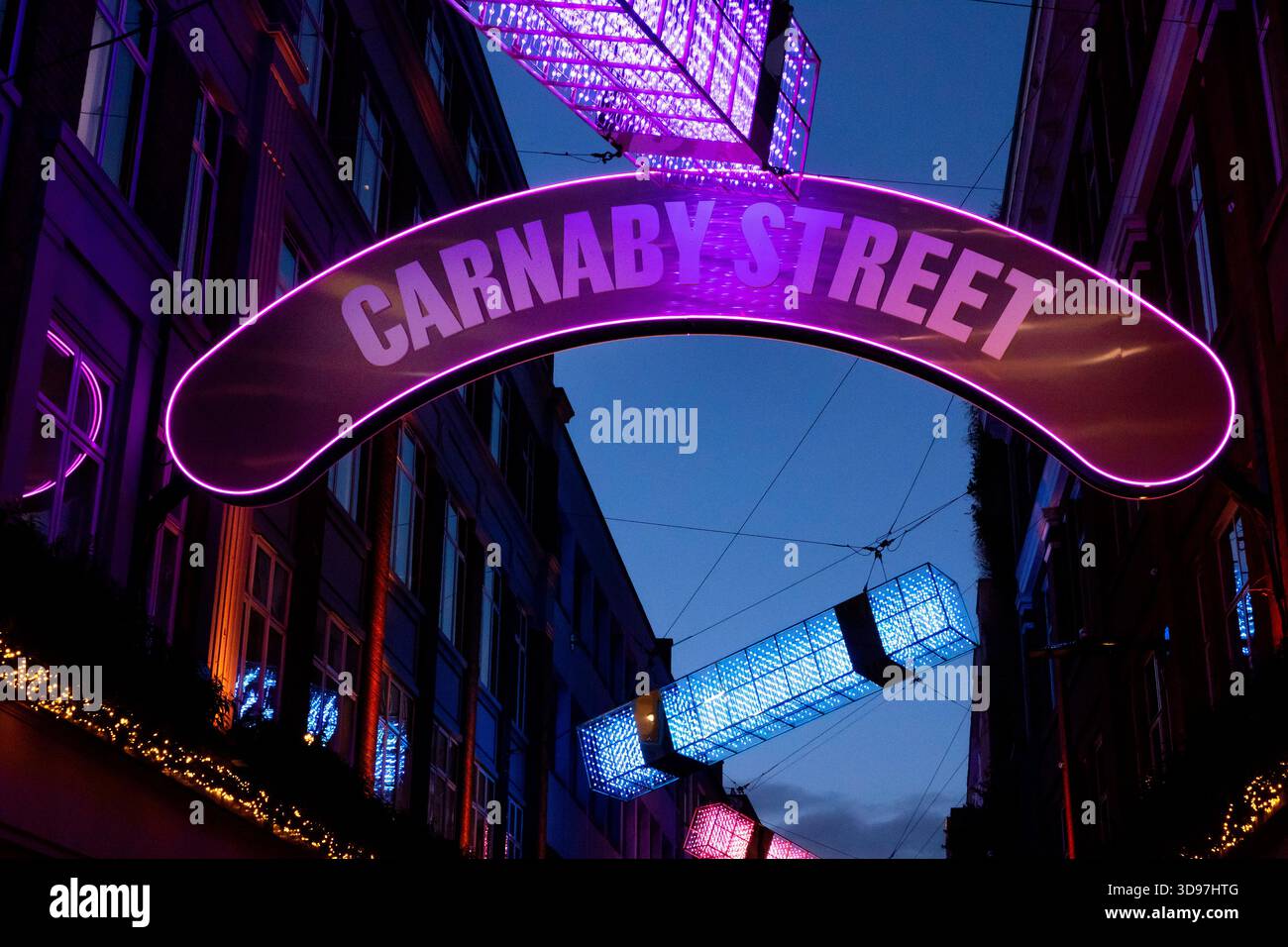 Carnaby street christmas lights 2025 hi-res stock photography and ...