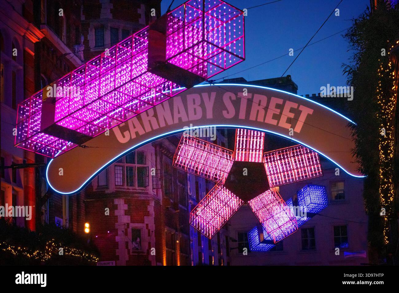 Carnaby street christmas lights 2025 hi-res stock photography and ...