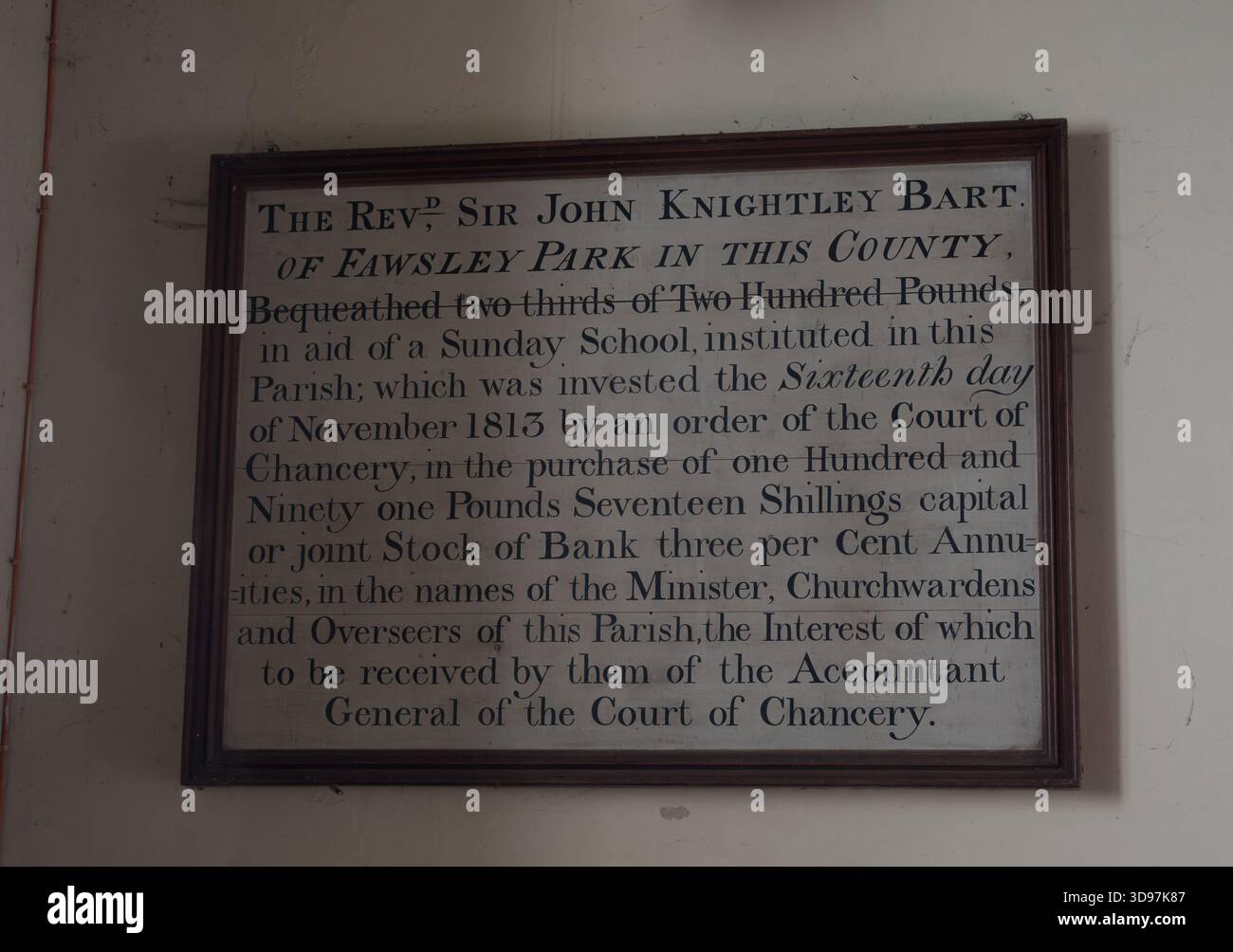 Sir john knightley hi-res stock photography and images - Alamy