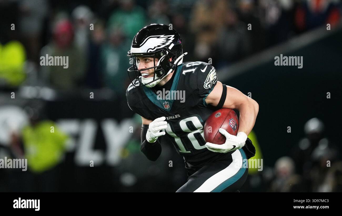 Philadelphia Eagles' Britain Covey plays during an NFL football game ...