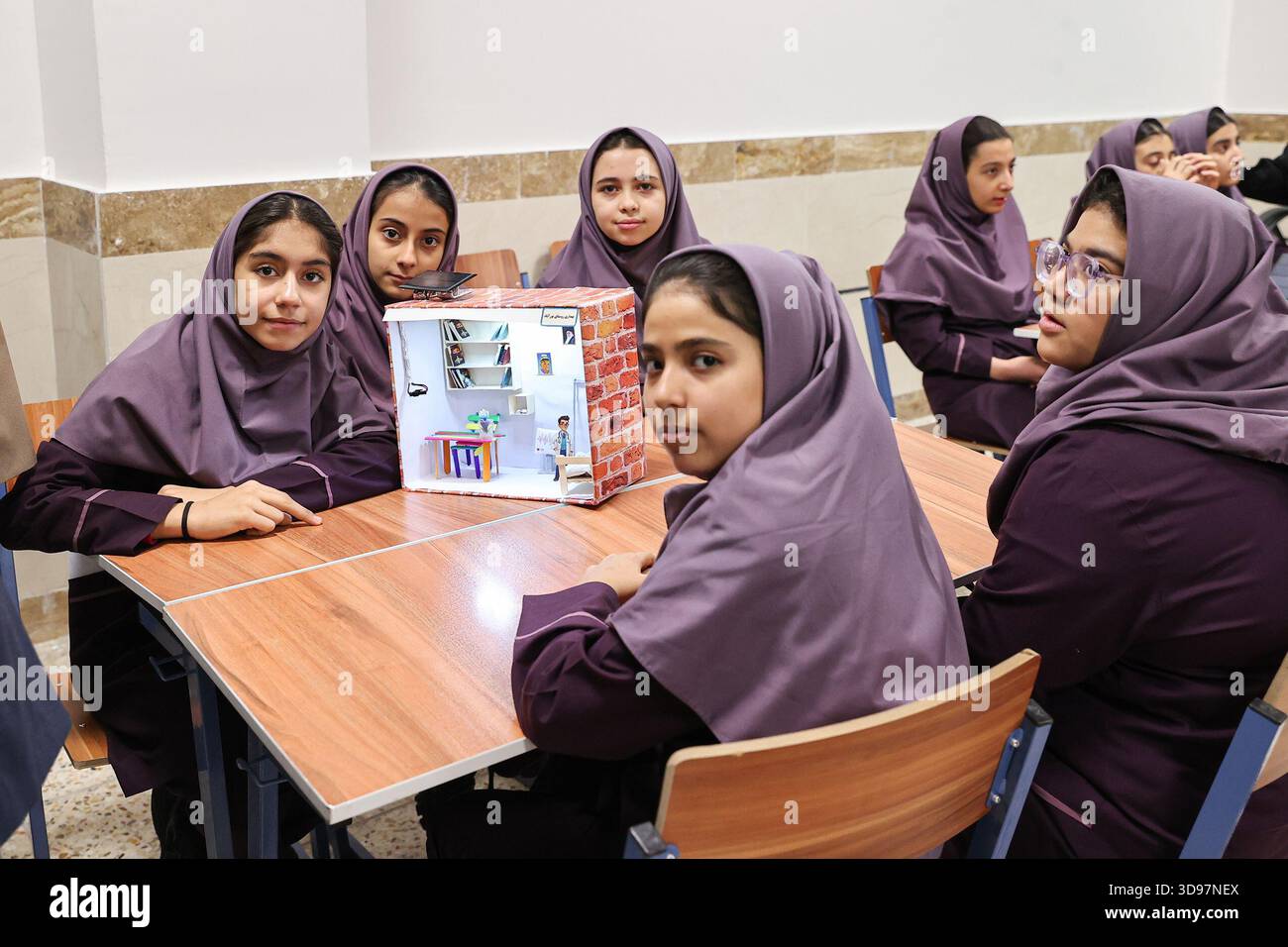 December 3, 2025, Tehran, Iran: Iranians high school girls attend the ...