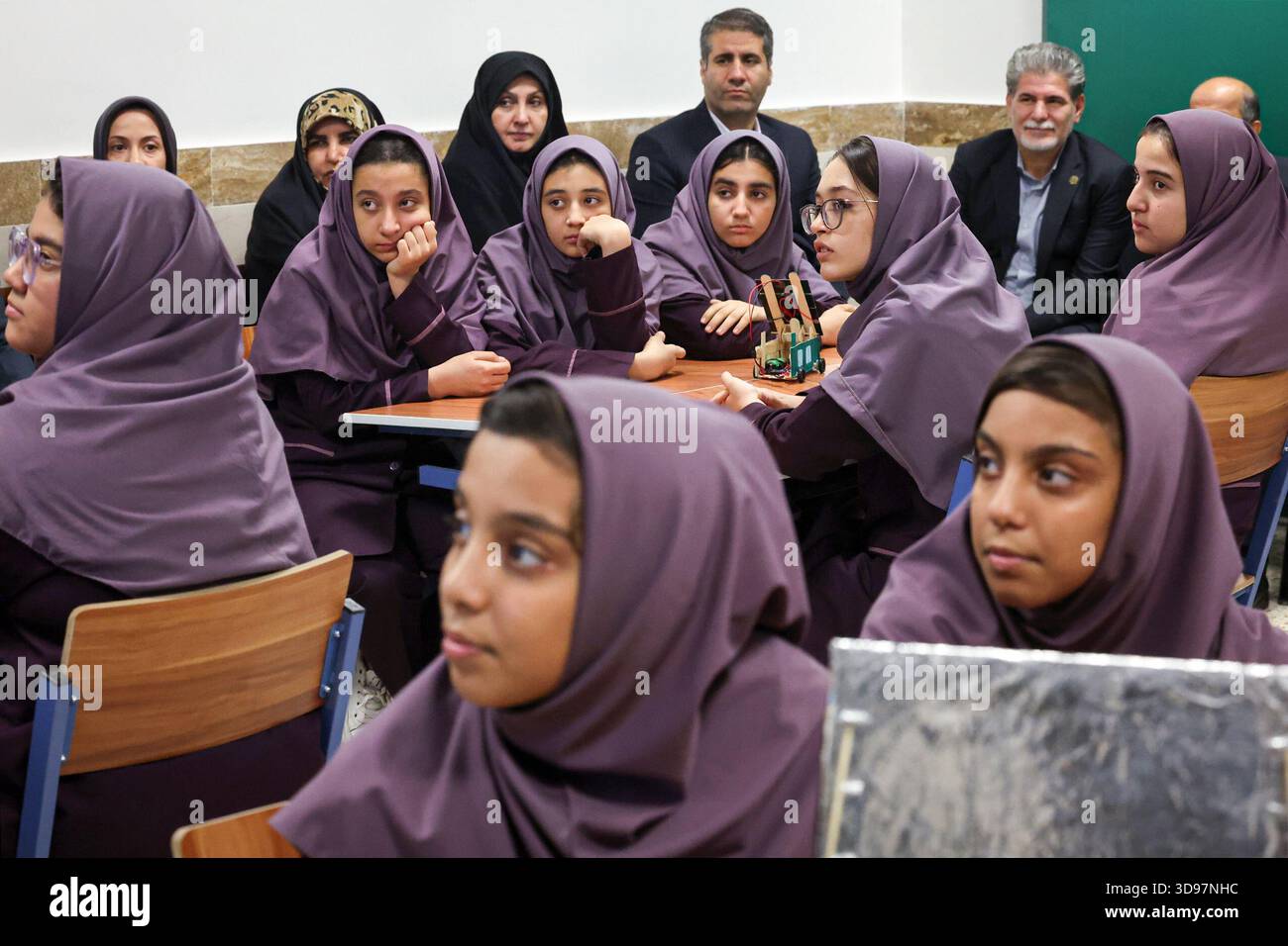 December 3, 2025, Tehran, Iran: Iranians high school girls attend the ...