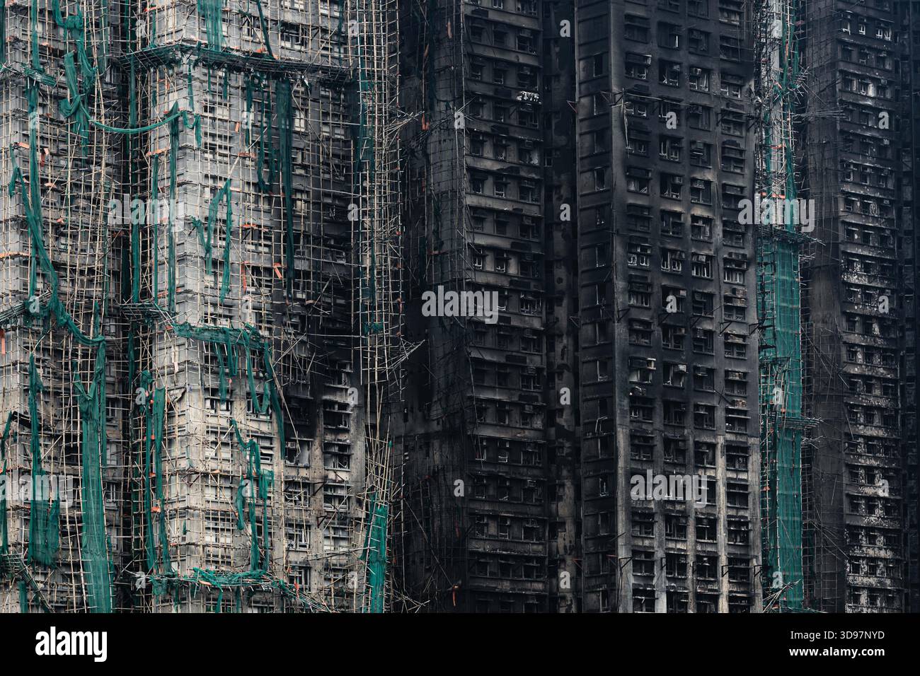 Wang Fuk Court, Tai Po, HONG KONG, China - Exterior view of the Wang ...