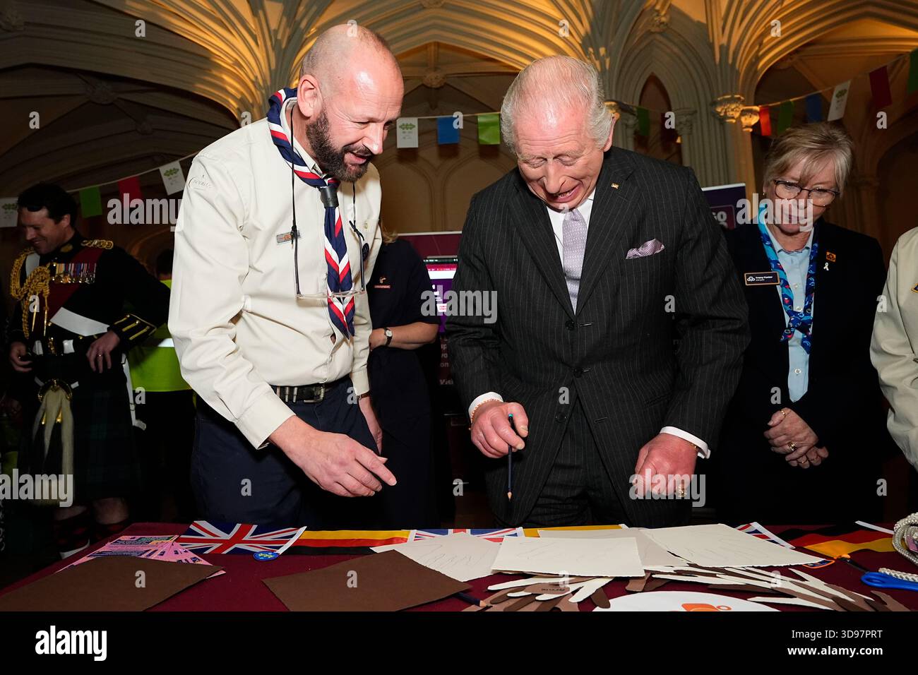 King charles windsor castle reception hi-res stock photography and ...