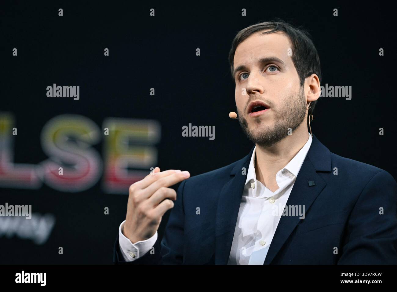 Co-founder and CEO of UMA Remi Cadence speaks during Europe's leading ...