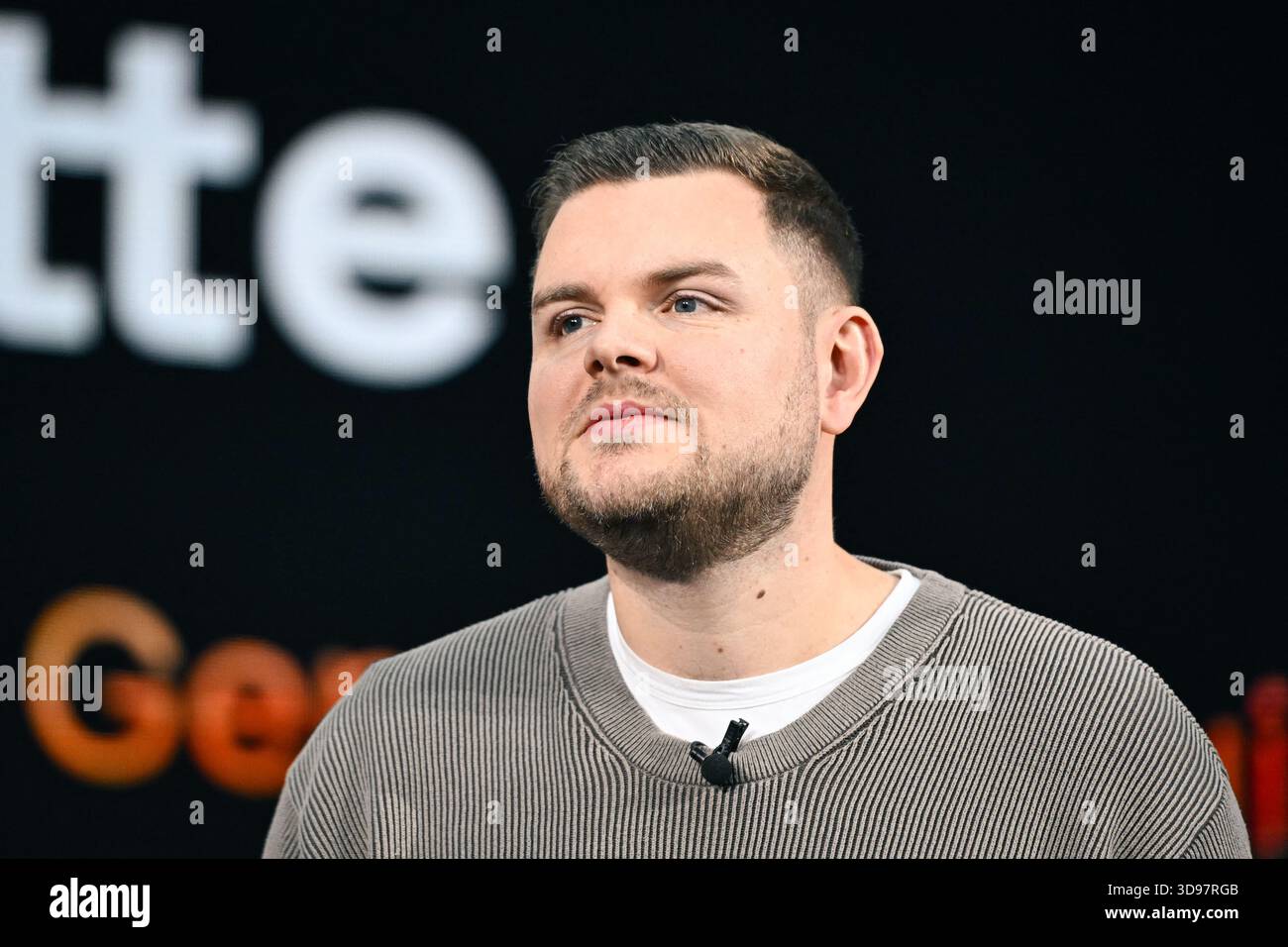 CEO and Co-founder of General Intuition Pim de Witte looks on during ...