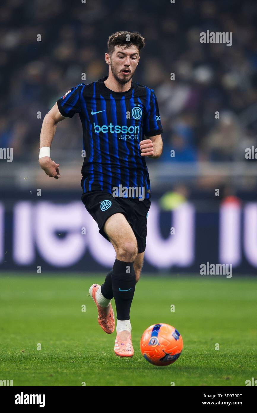Petar Sucic of FC Internazionale in action during the Coppa Italia ...