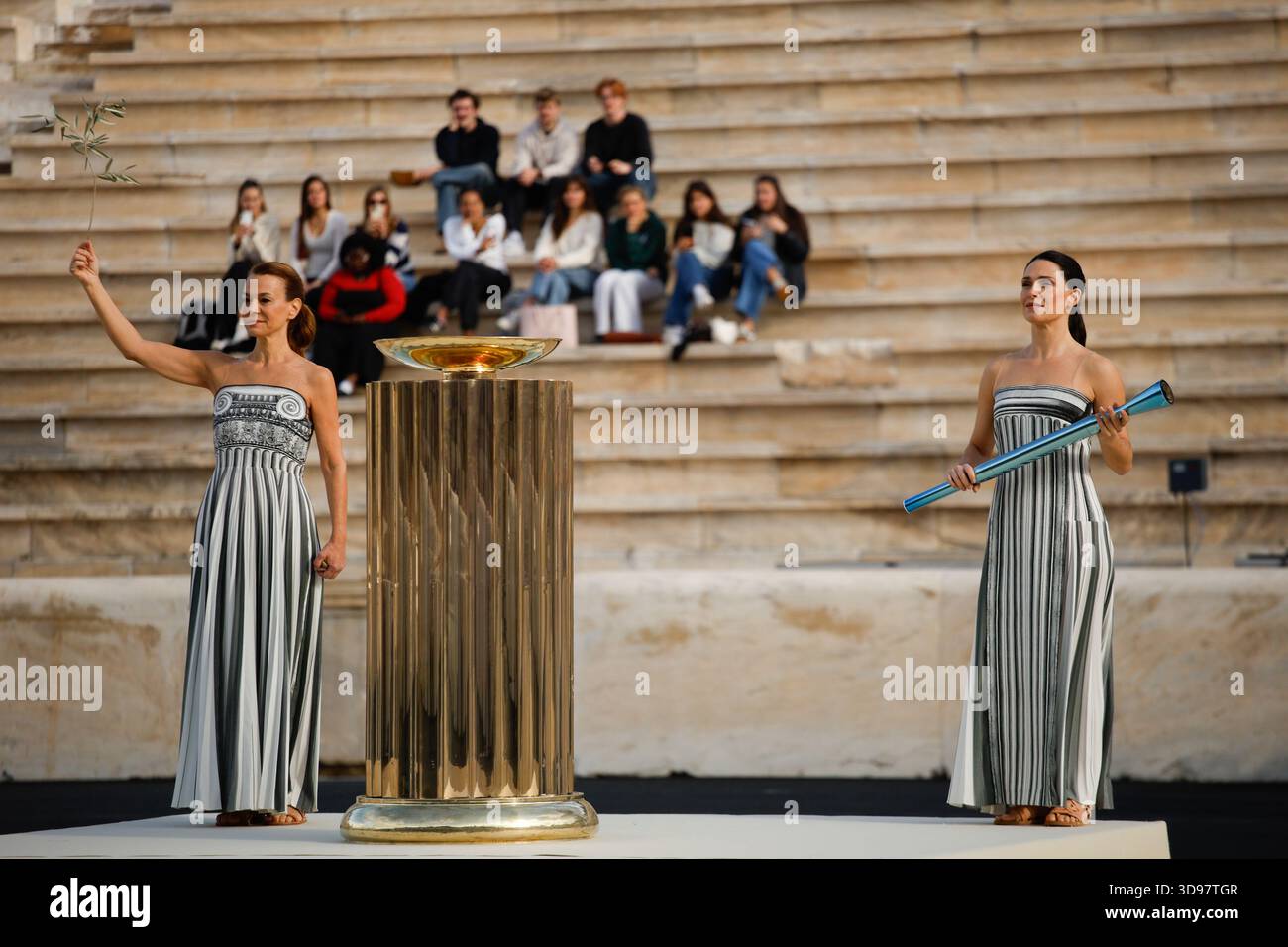04 December 2025, Greece, Athen: Ceremony for the handover of the ...
