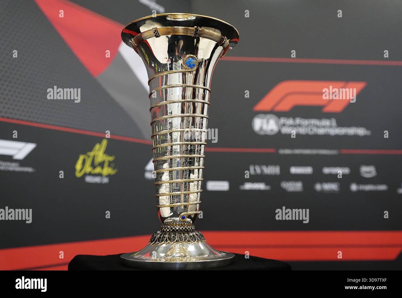 F1 drivers championship trophy hi-res stock photography and images - Alamy